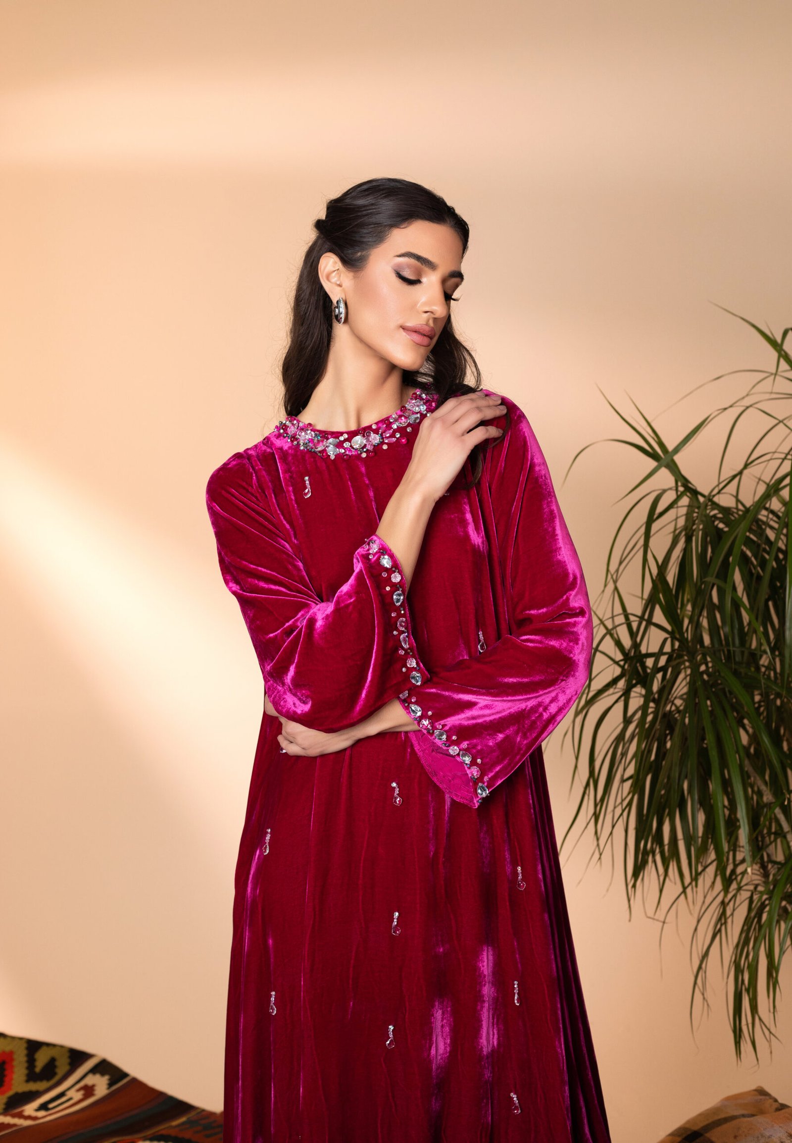 ruby abaya - Noor Azhari